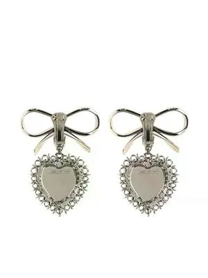 Alessandra Rich Bow Clip-on Earrings