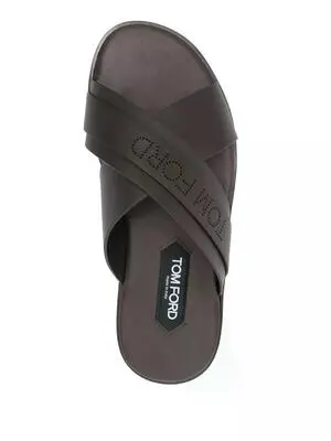 TOM FORD Logo-perforated Slides
