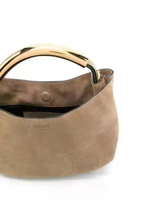 Moschino Handle Me Suede Tote