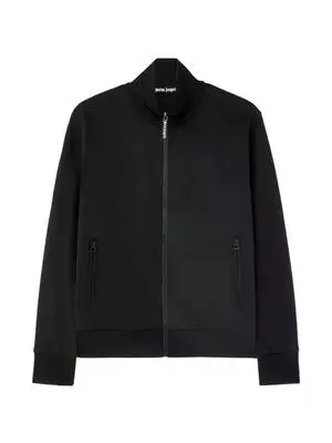 Palm Angels Logo-print Zip-up Track Jacket - Brown