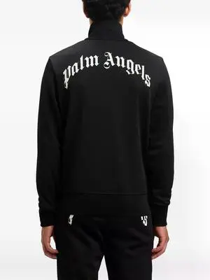 Palm Angels Logo-print Track Jacket - Black