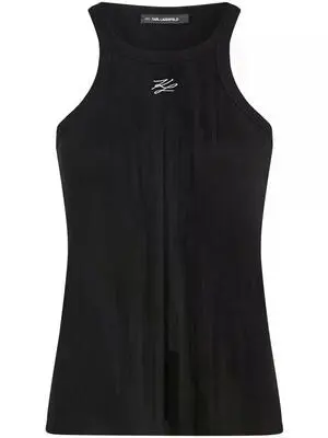 Karl Lagerfeld Autograph Tank Top - Black