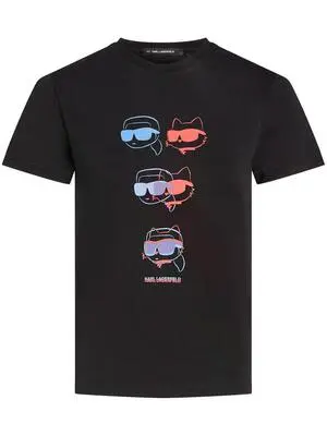 Karl Lagerfeld Printed T-shirt - Black