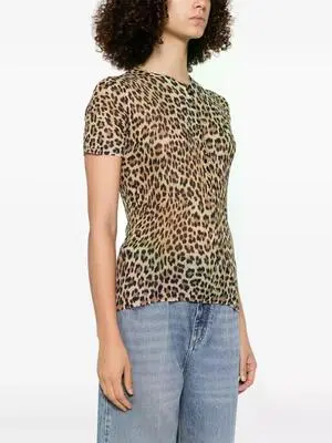 Blumarine Leopard-print T-shirt
