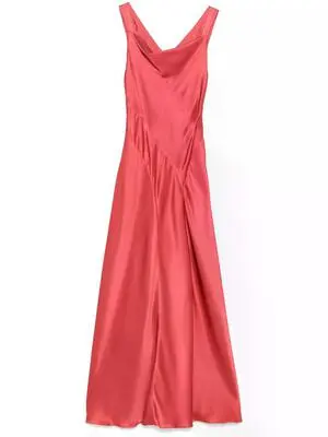 Alberta Ferretti Cut-out Gown - Pink