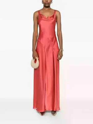 Alberta Ferretti Cut-out Gown - Pink