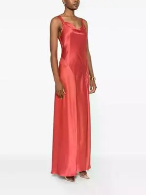 Alberta Ferretti Cut-out Gown - Pink