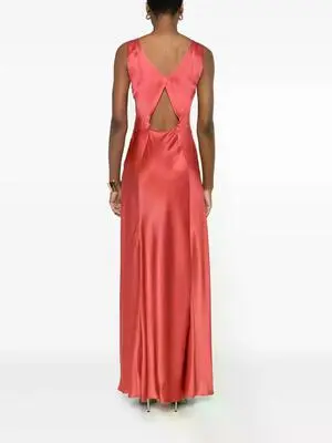 Alberta Ferretti Cut-out Gown - Pink
