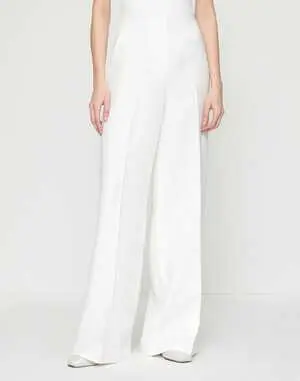 Women's High-Waist Wide-Leg Linen Pants