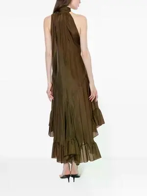 Philosophy Di Lorenzo Serafini Silk Halterneck Dress