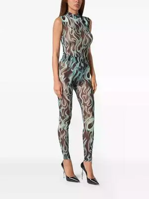 Philipp Plein Flame Leggings - Black