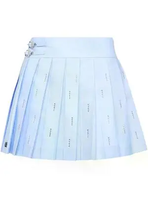 Philipp Plein Pleated Skirt - Blue
