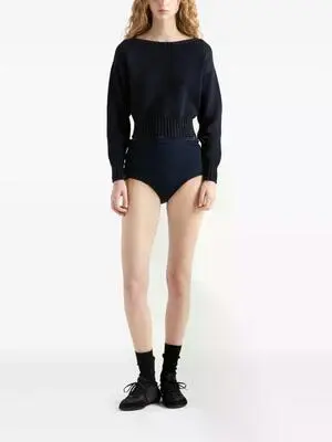 Prada Cotton Boat-neck Sweater