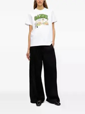 GANNI Printed T-shirt