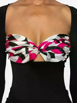 MARINE SERRE Scarf-detailing Blouse