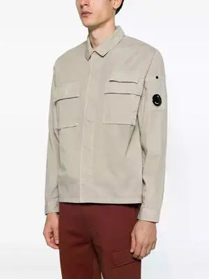 C.P. COMPANY Gabardine Shirt - Grey
