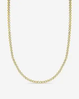 Ring Concierge 14k Gold 2-in-1 Diamond Tennis Necklace And Bracelet - One-color