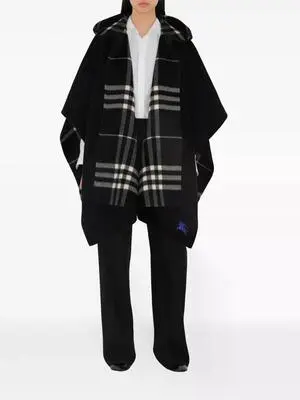 Burberry Reversible Cashmere Cape - Black