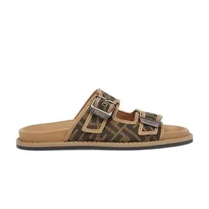 Fendi Feel Ff Jacquard Sandal