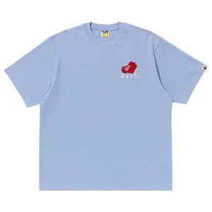 A BATHING APE Cloud Head Tee - Blue