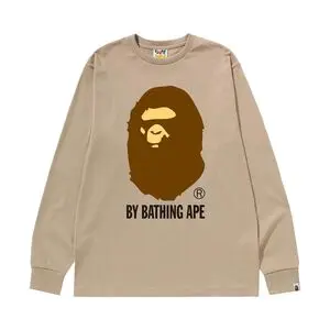 BAPE By Bathing Ape Long-sleeve Tee 'beige' Tan