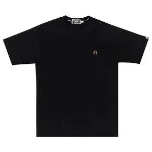 A BATHING APE Ape Head One Point Pocket Tee - Black