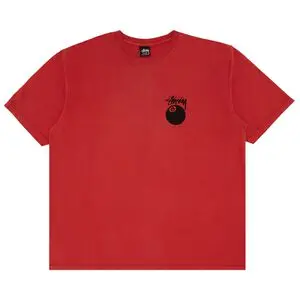 StÜssy 8 Ball Tee 'guava