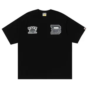 A BATHING APE Fake Puff Tee - Black