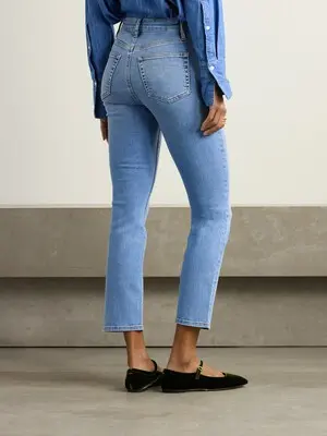 FRAME The Pencil Cropped High-rise Skinny Jeans