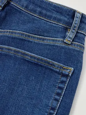 FRAME Reboot Crop High-rise Bootcut Jeans - Blue