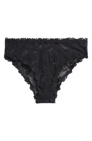 SKIMS Stretch Lace Briefs - Soot