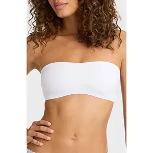 Commando Double Take Bandeau Bralette - White