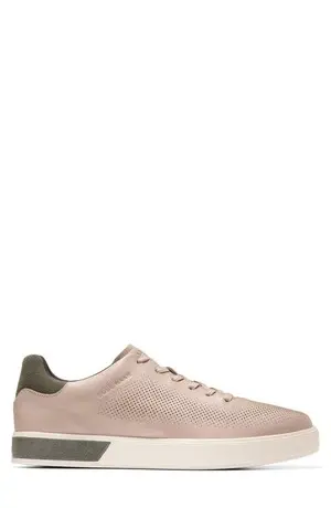Cole Haan Grandpro Angleace Sneaker - Sesame Nubuck/dusty Olive