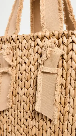 Pamela Munson Petite Isla Bahia Fringe Tote
