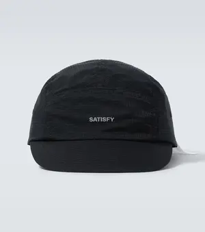 Satisfy Logo Running Cap - Black