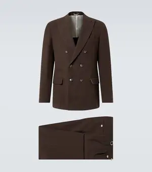 Brunello Cucinelli Double-breasted Linen Suit