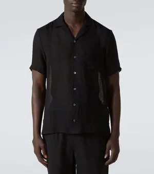 Le Kasha Linen Shirt - Black