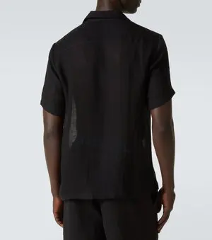 Le Kasha Linen Shirt - Black