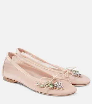 Simone Rocha Embellished Flats For Women