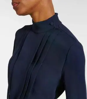 Valentino Garavani Cady Couture Belted Blouse - Blue