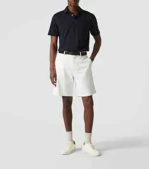 Zegna Logo Cotton Polo Shirt