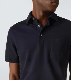 Zegna Logo Cotton Polo Shirt