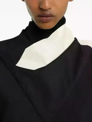 COURREGES Panelled Scarf Top
