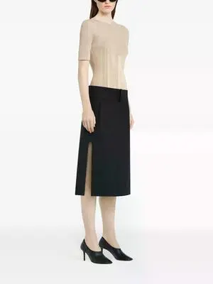 COURREGES Solar Knitted Top - Neutrals