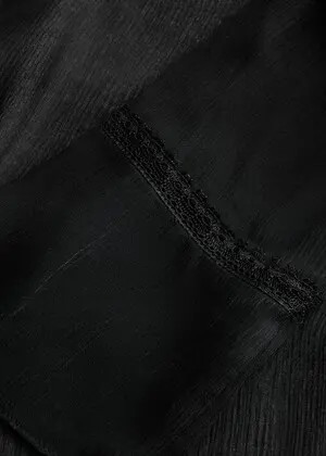 Vince Lace-trimmed Chiffon Top