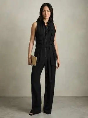 Reiss Front Tie Jumpsuits