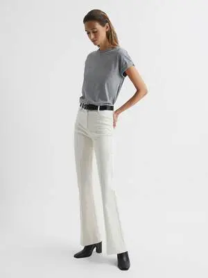 REISS Tereza Cotton Jersey Crew Neck T-shirt