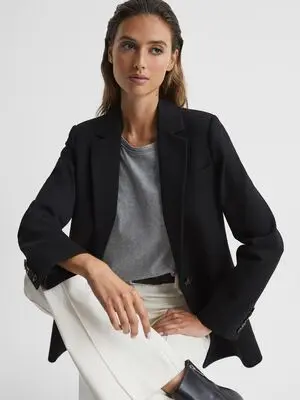 REISS Tereza Cotton Jersey Crew Neck T-shirt