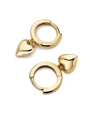 ANA LUISA Solid Heart Drop Earrings