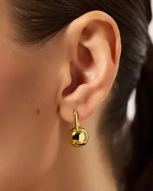 ANA LUISA Perry Sphere Statement Earrings - Gold